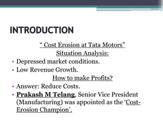 Tata Motors - B2B Case Analysis | PPTX