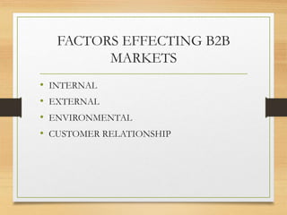 B2B MARKET STRUCTURE | PPTX
