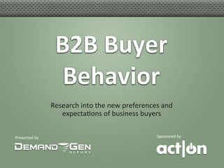 B2B Buyer Behavior | PDF