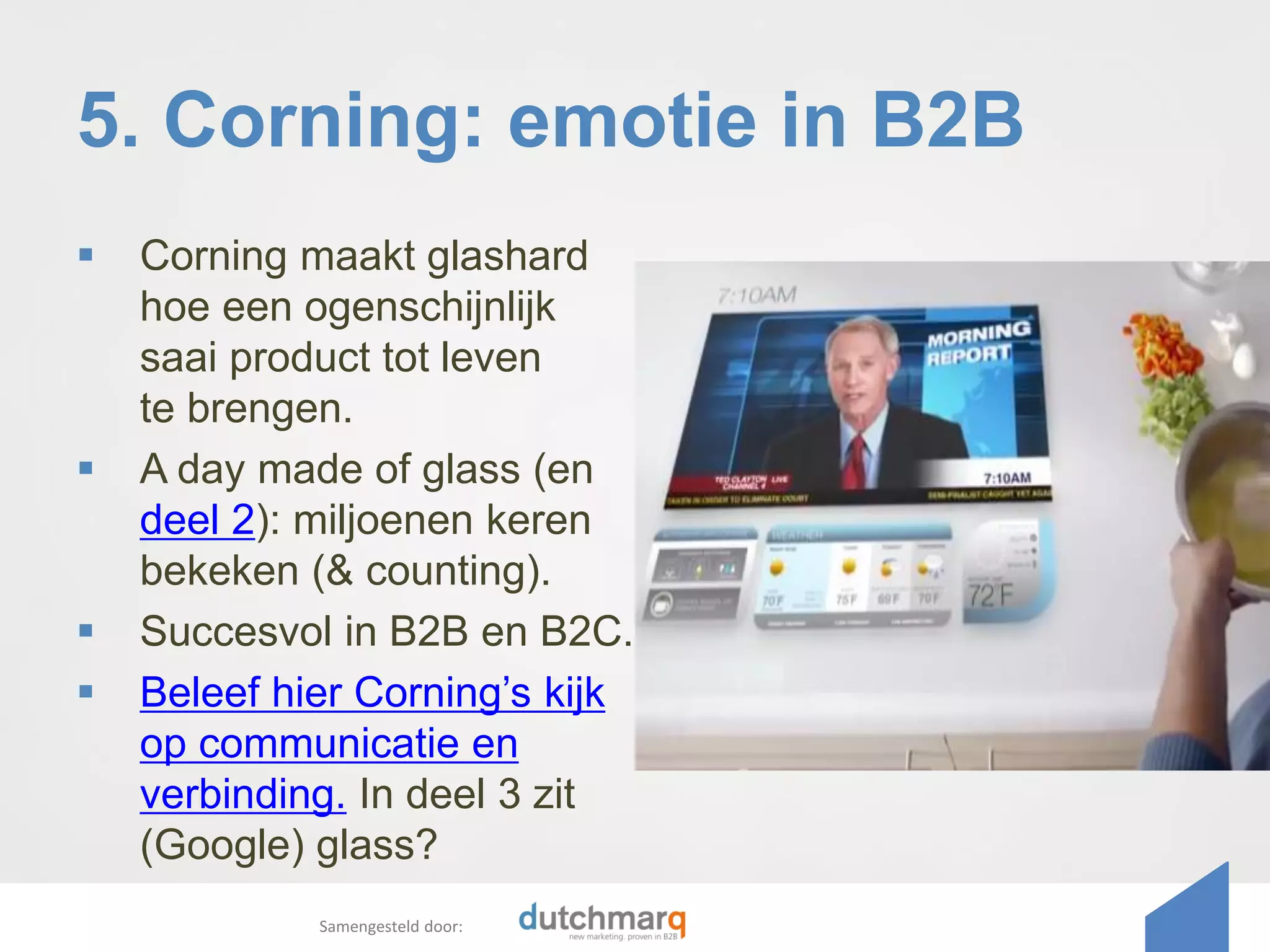 B2B campagnes saai?! - 11 voorbeelden bewijzen het tegendeel | PDF
