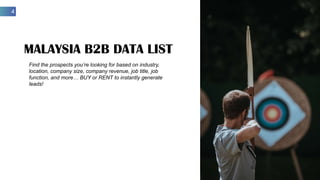 Southeast Asia B2B Email Lists (Malaysia) | PDF