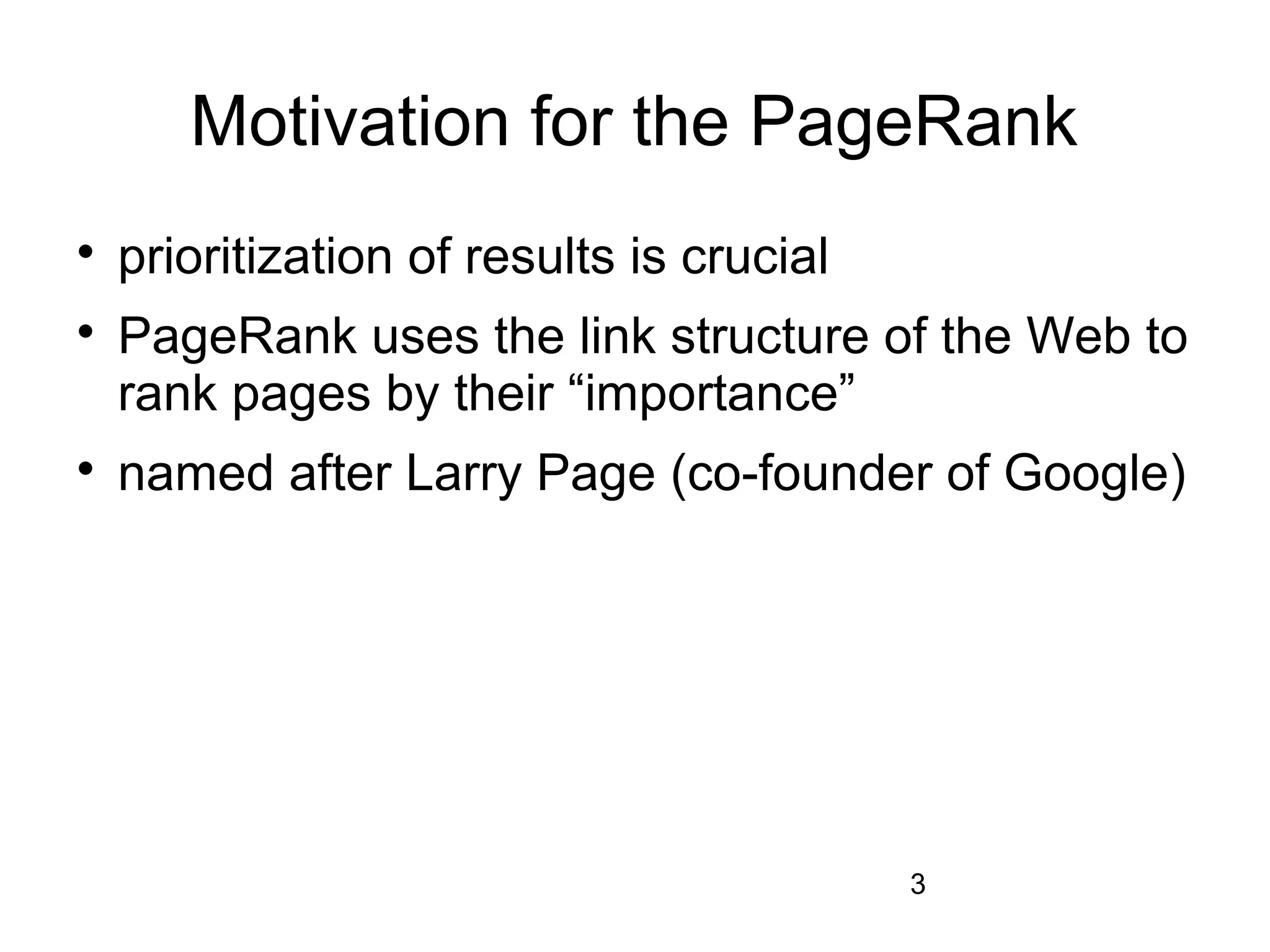 The Maths behind Web search engines | PPT