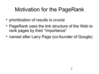 The Maths behind Web search engines | PPT