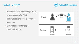 B2B EDI Formats and MuleSoft X12 Connector | PPTX