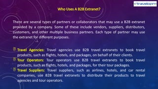 B2B Extranet | B2B Booking Platform | Extranet System | PPTX