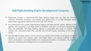 B2B Flight Booking Engine | B2B Flight Booking Engine | PPT