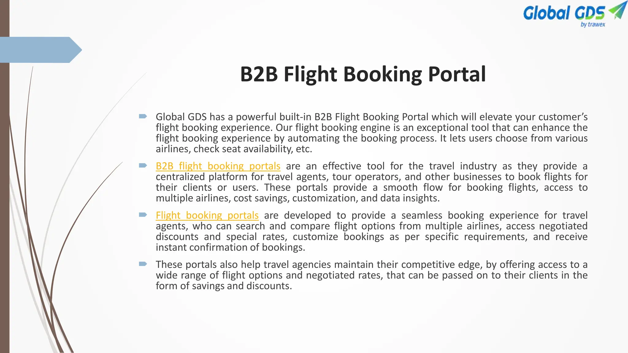 B2B Flight Booking Portal, Flight Booking Portal | PPTX