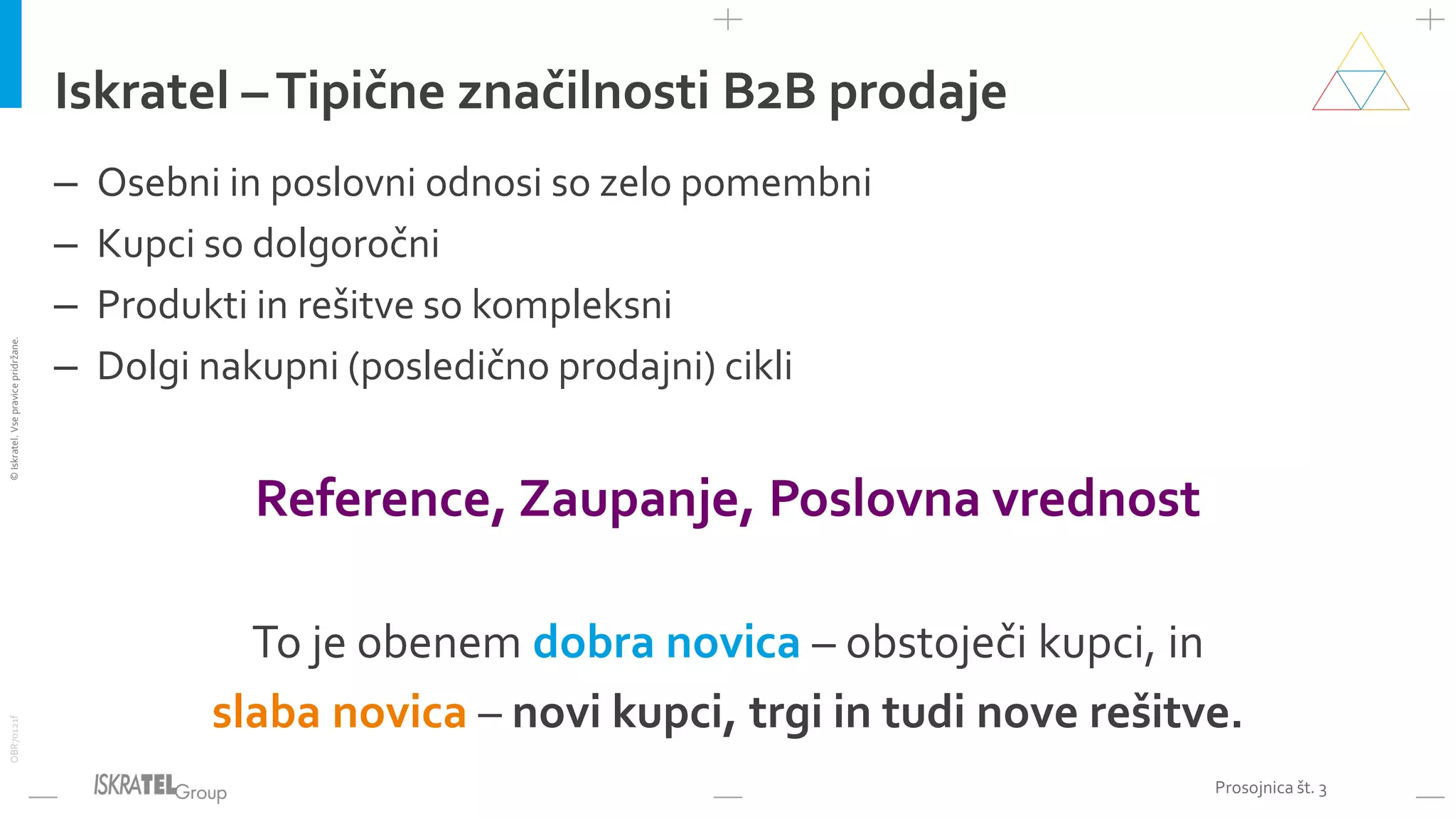 B2B Konferenca - Janez Öri (Iskratel) | PDF