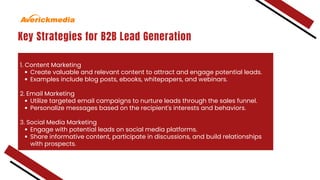 The Beginner's Guide to B2B Lead Generation | PDF