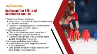 The Beginner's Guide to B2B Lead Generation | PDF