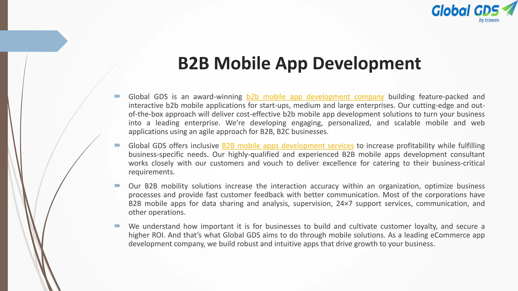 B2B Mobile App Development | PPT