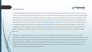 B2B Module | B2B Travel Reservation System | PPT