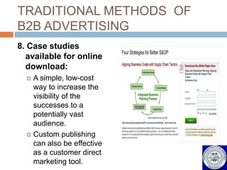 B2 B Online Advertising | PPTX | Internet | Computing