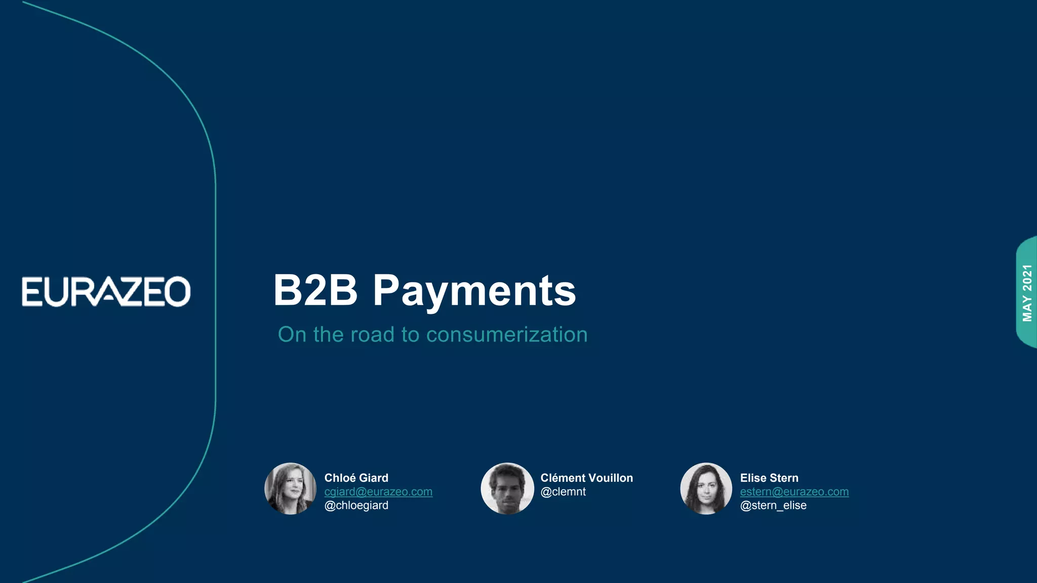 B2B payments - Elise Stern - Eurazeo | PPTX