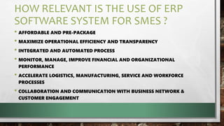 ERP for SME | PPTX