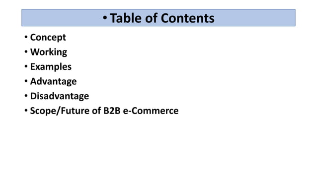 b2b presentation, How b2b Businessess operates. .pptx