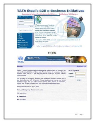 Marketing Mix of Tata Steels | PDF