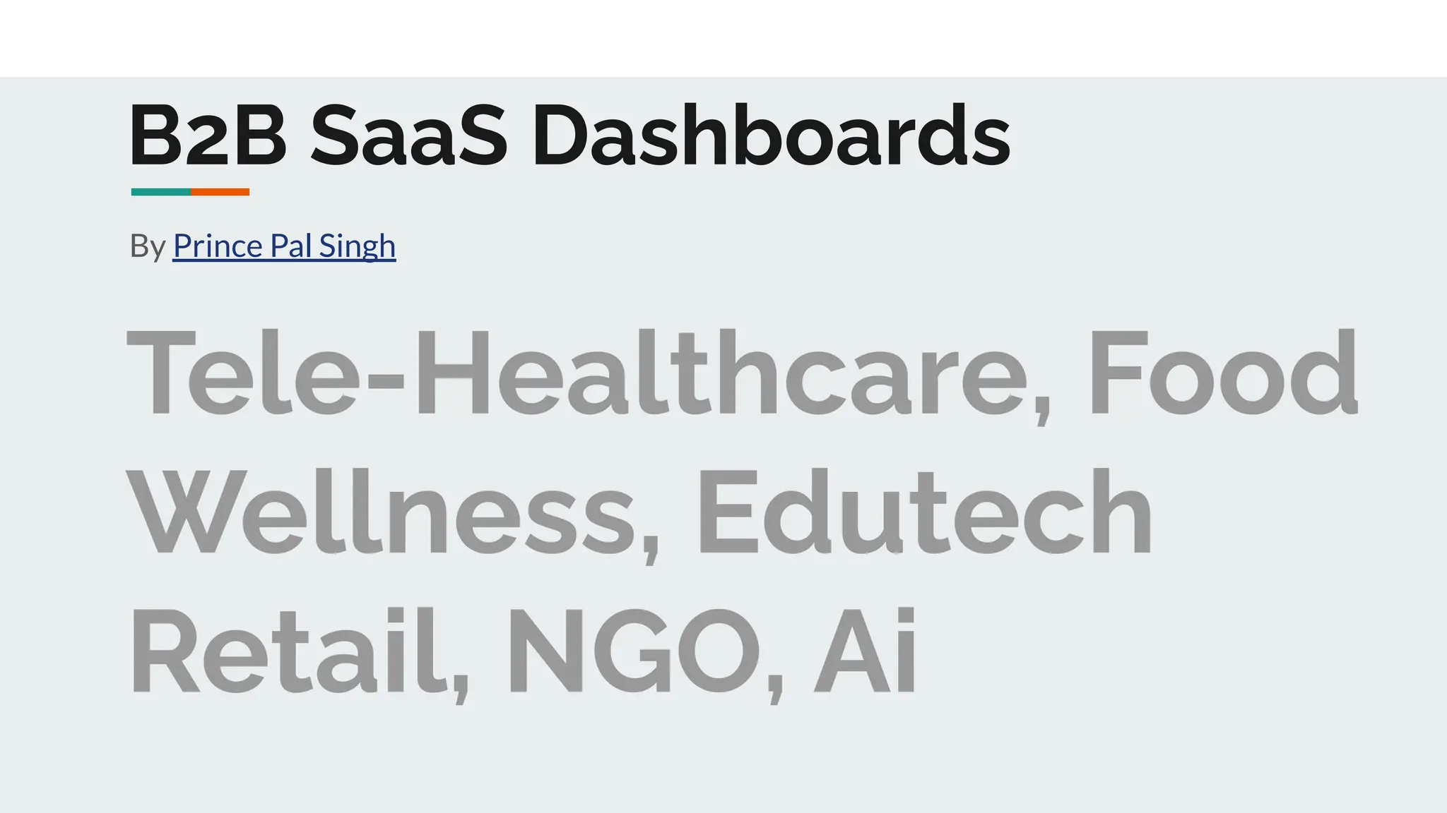 B2B SaaS Products Dashboards UI/UX Design | PDF