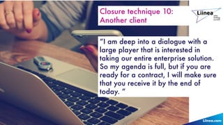 B2B sales closing techniques that work | PDF