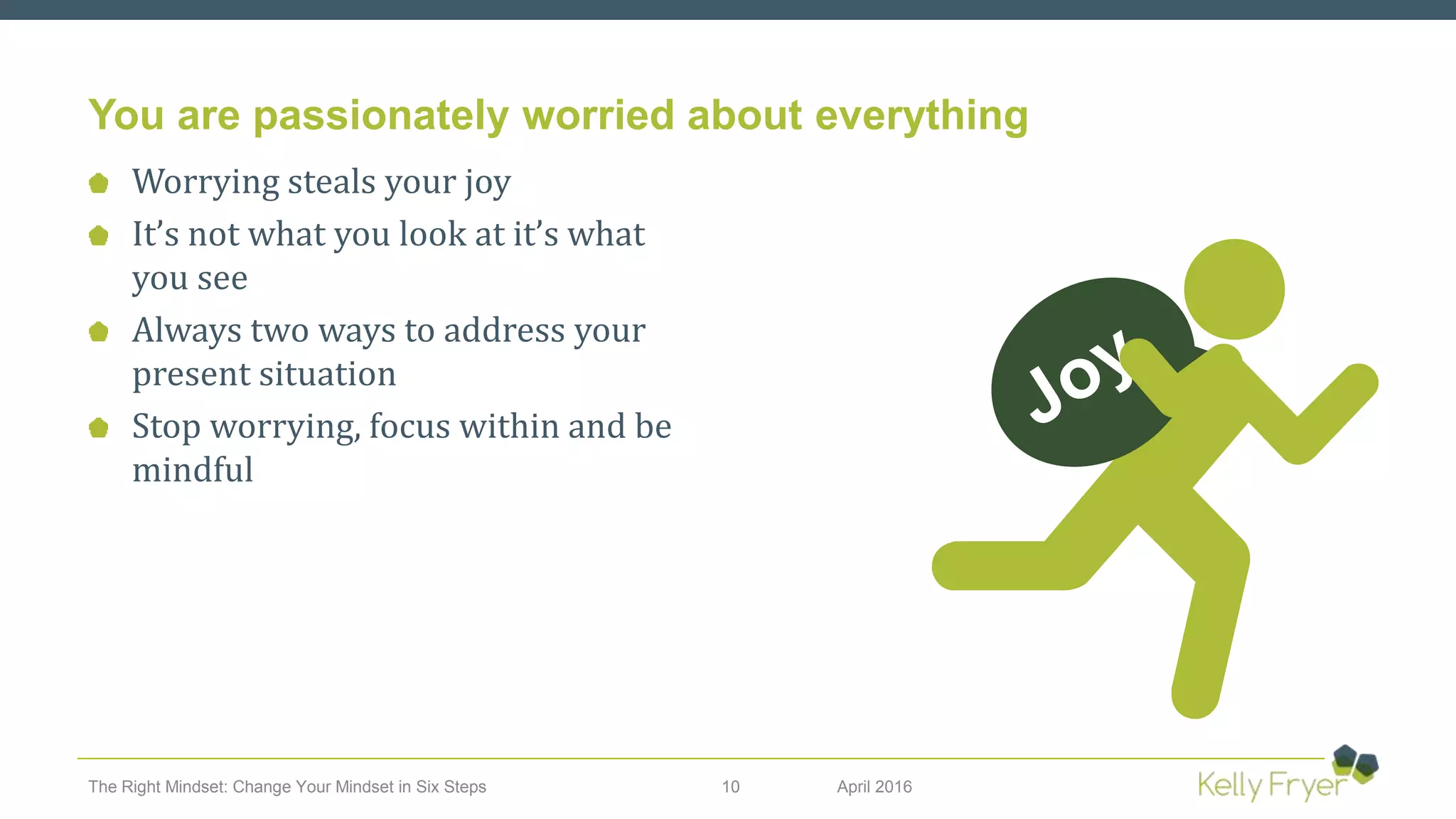 Change Your Mindset in 6 Steps | PPTX