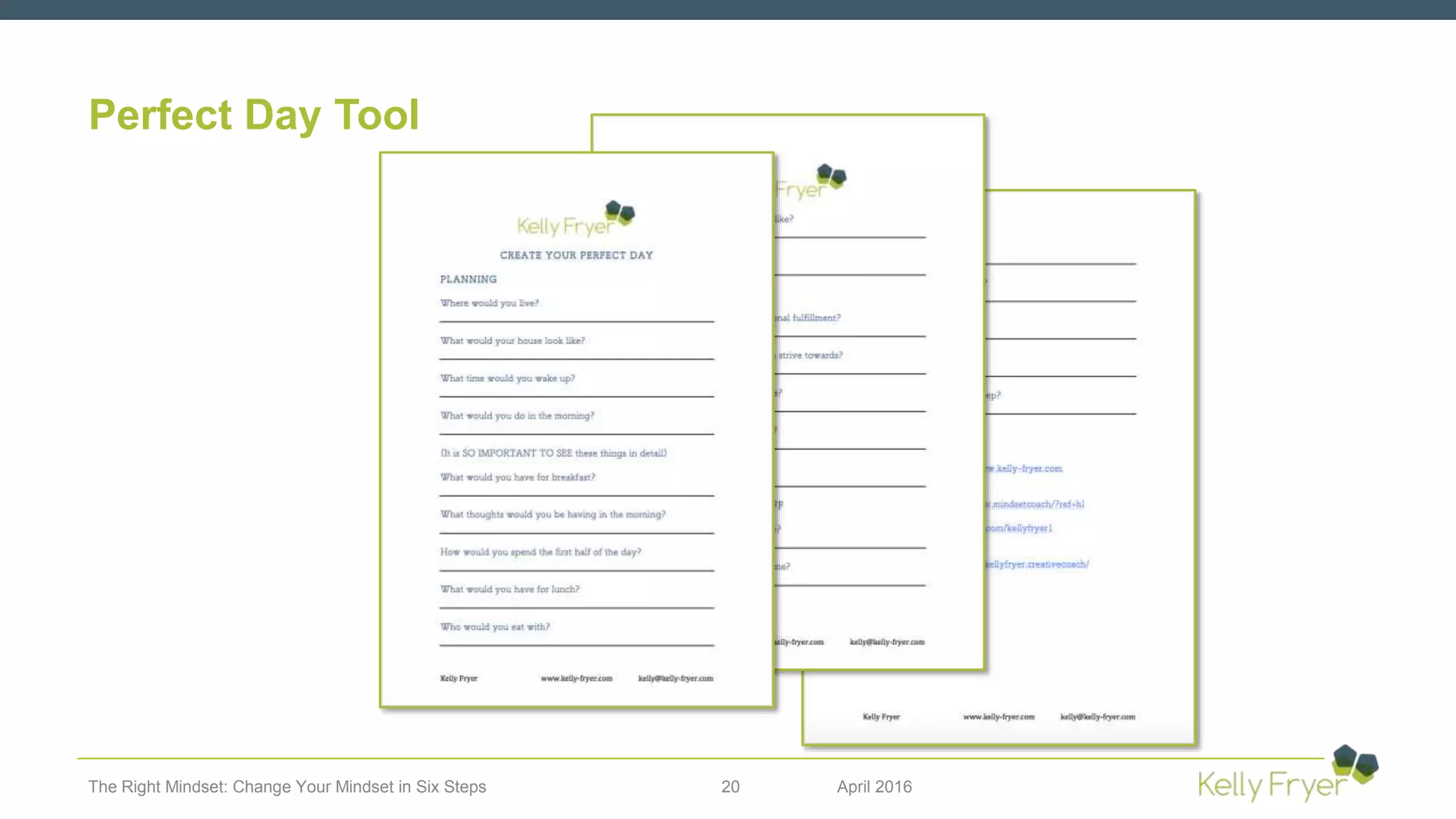 Change Your Mindset in 6 Steps | PPTX