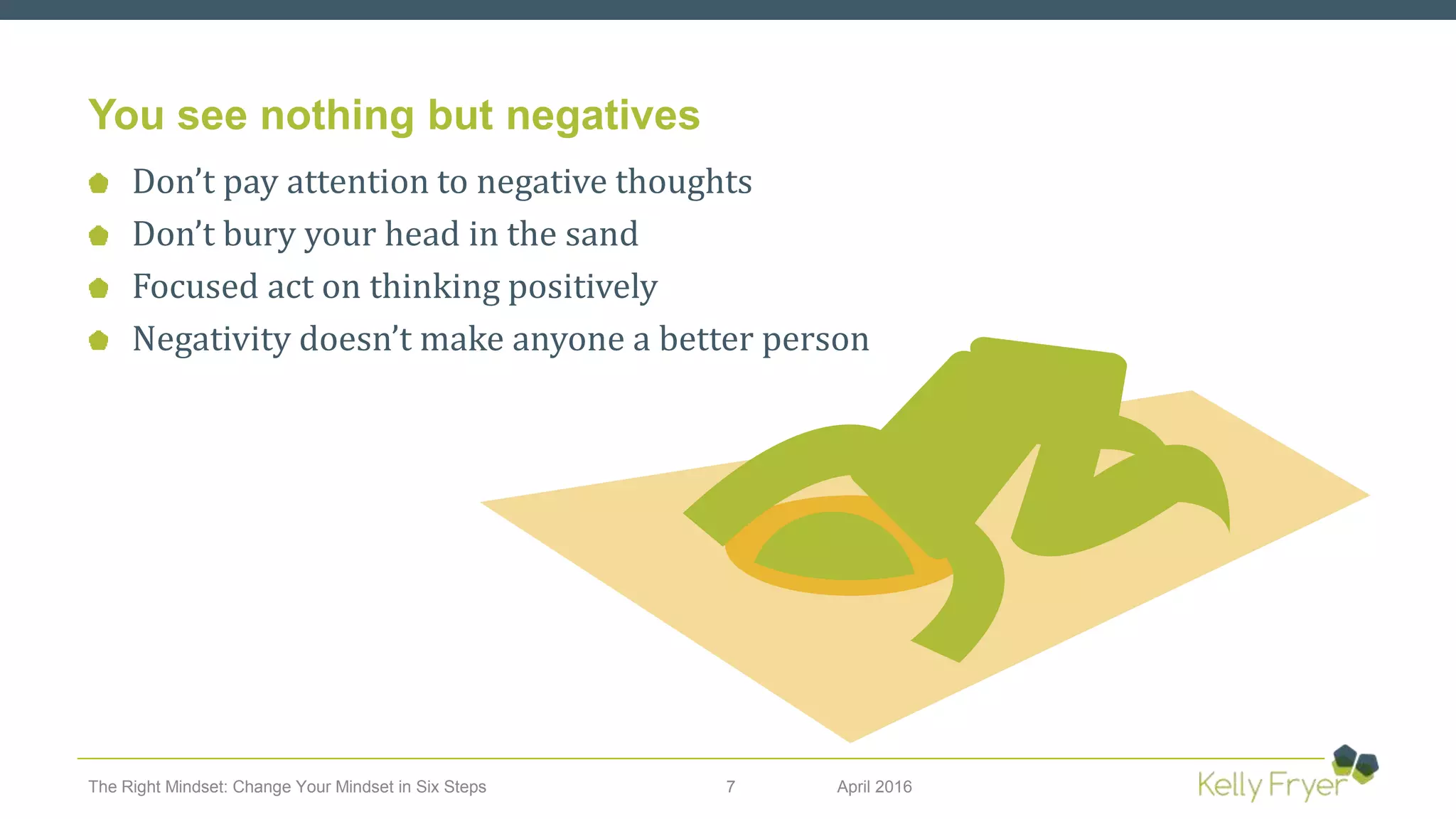 Change Your Mindset in 6 Steps | PPTX