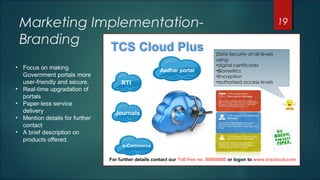 TCS cloud plus in defence sector - Marketing and Branding strategies | PPT