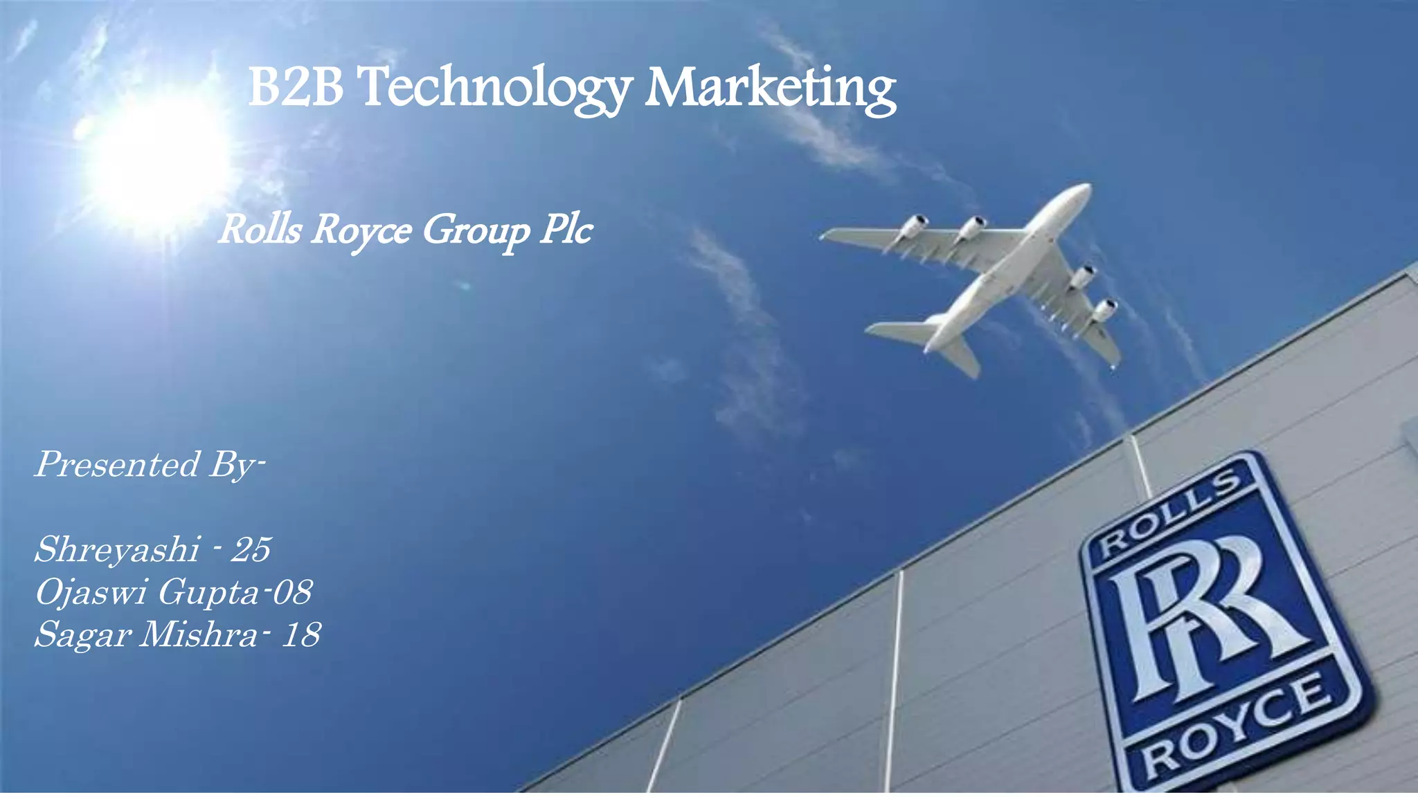 Rolls Royce Group Plc case study | PPTX