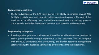 B2B Travel Website, B2B Travel Portal, Booking Engine | PPT