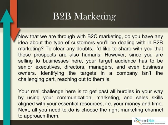 Differences Between B2B vs B2C Marketing | PPT