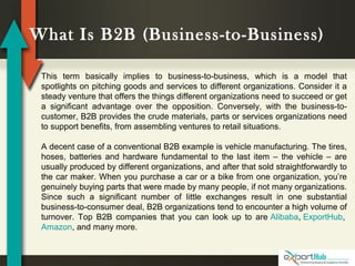 Differences Between B2B vs B2C Marketing | PPT