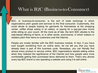 Differences Between B2B vs B2C Marketing | PPT