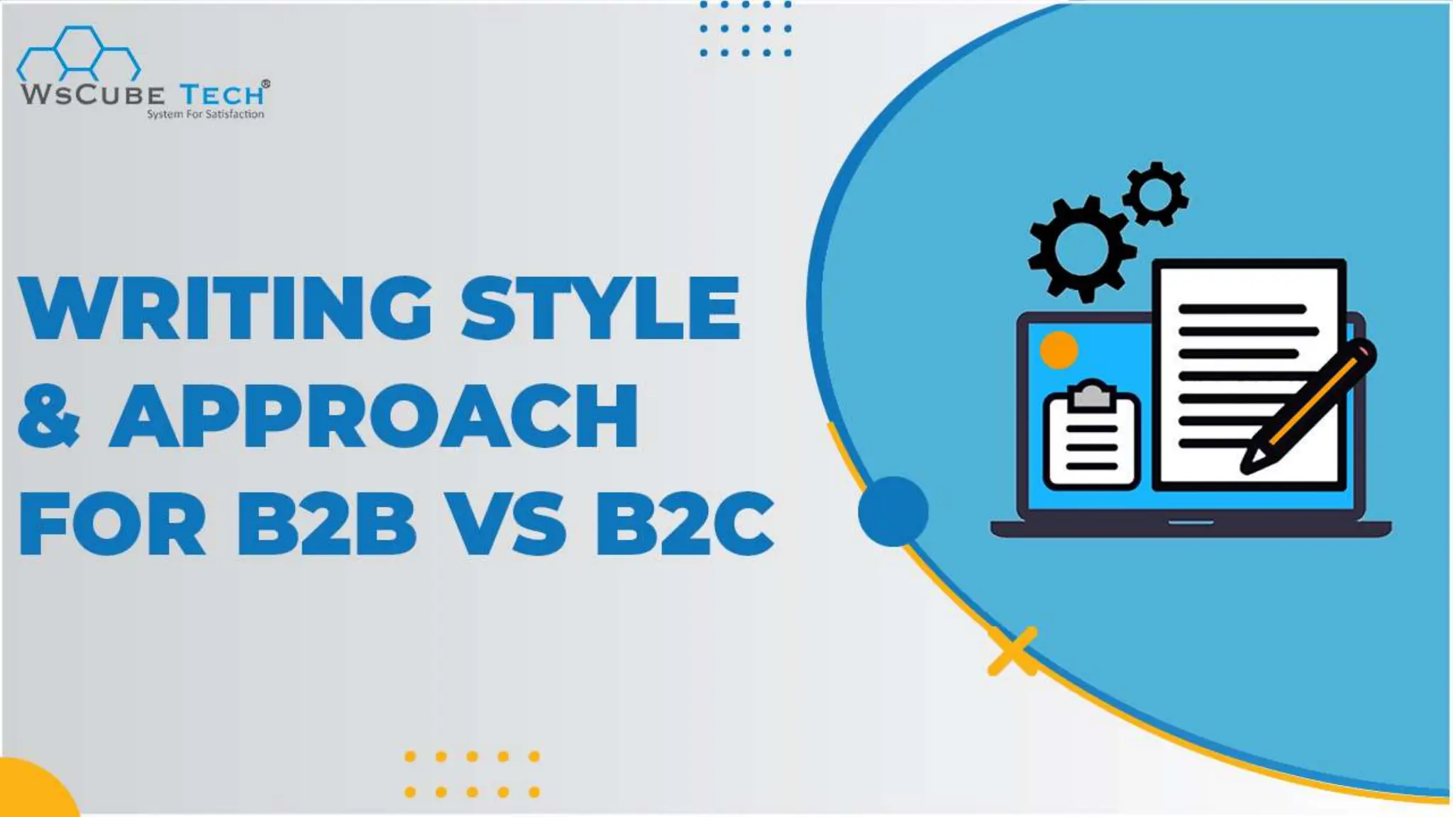 Difference Between B2B and B2C Content Writing | PPT