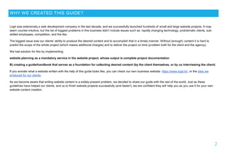 B2B Website Content Guide Sample | PDF
