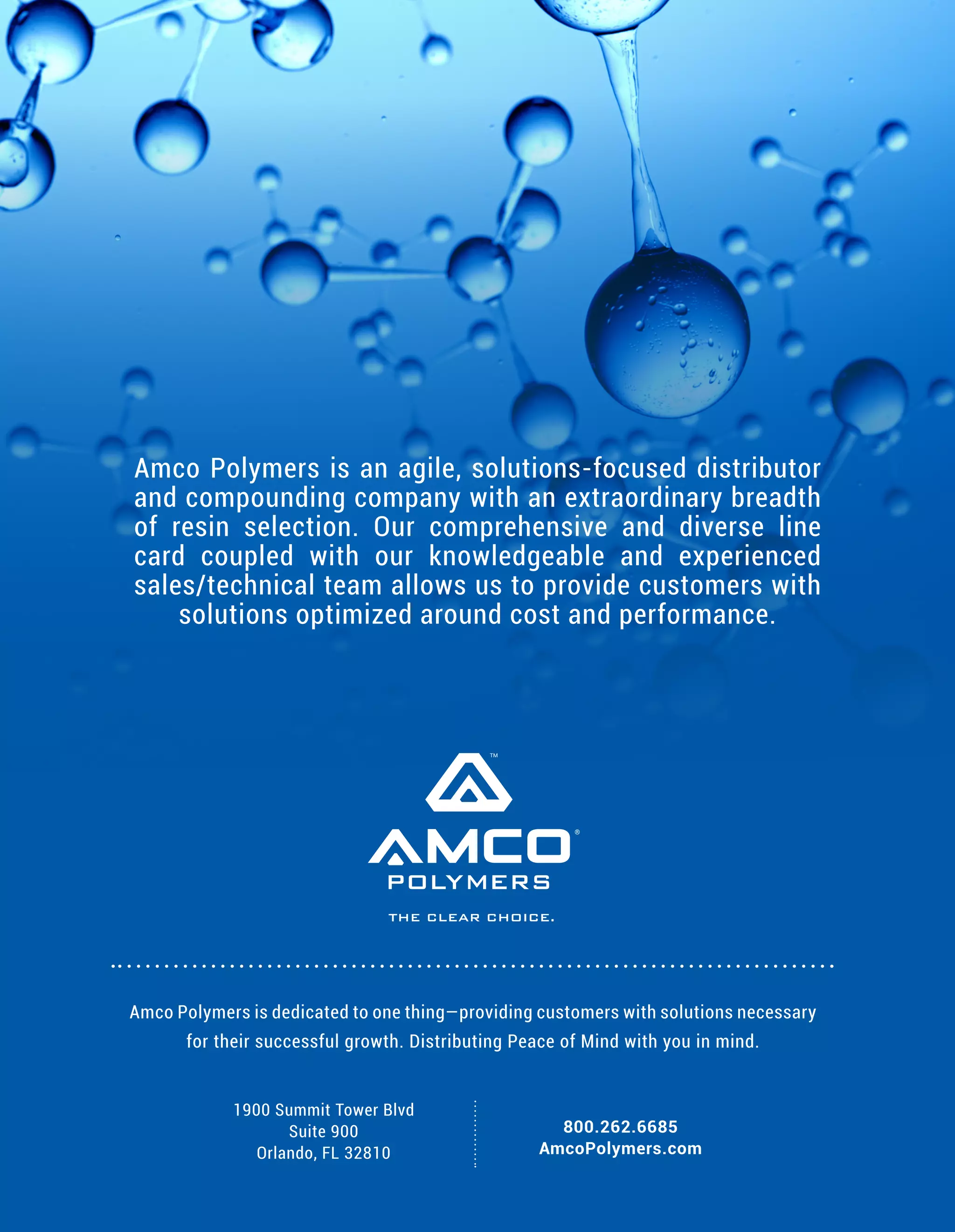 Amco Polymers Line Card | PDF