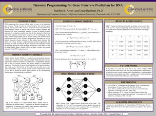 Dynamic Programming Algorithm for the Prediction for Gene Structure | PPT