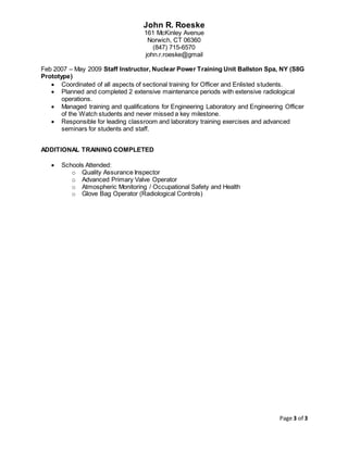 John R Roeske Resume | DOCX