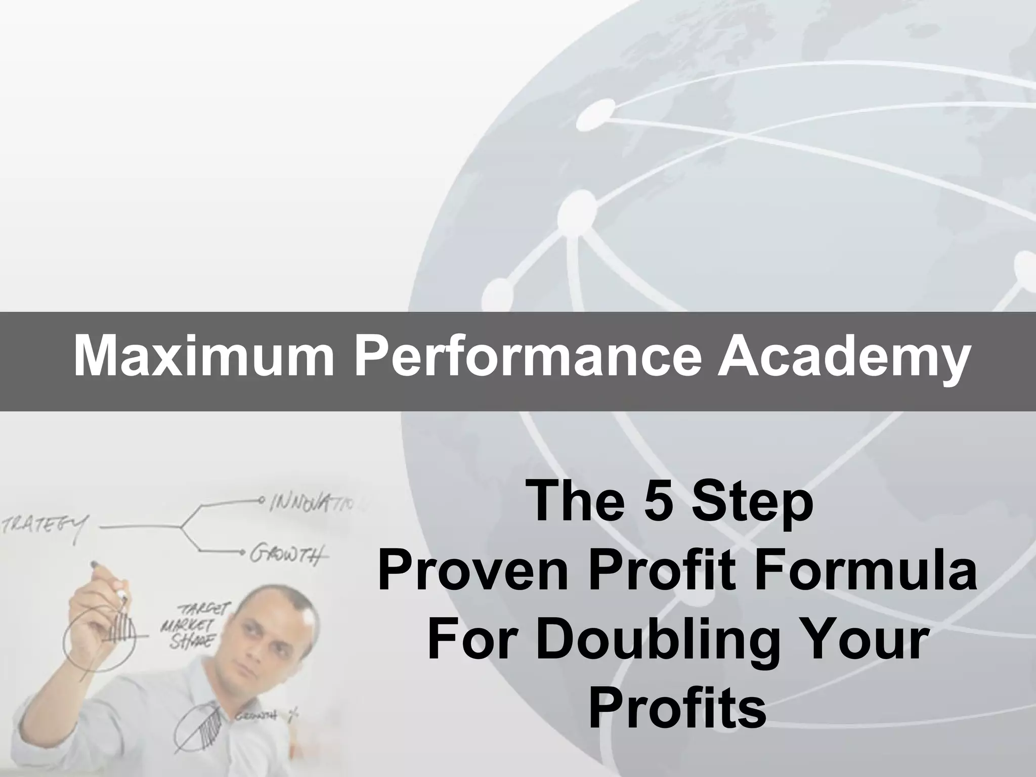 5 step profit formula | PPT