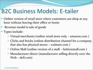 B2 c business models | PPT
