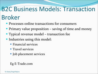B2 c business models | PPT