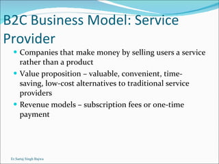 B2 c business models | PPT