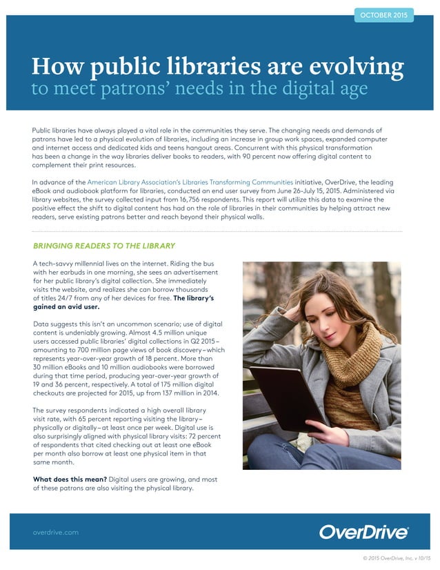 How public libraries are evolving to meet patrons’ needs in the digital age. | PDF