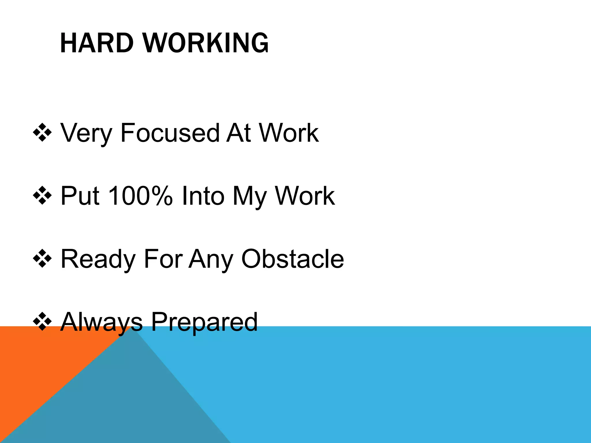 Why You should Hire Me | PPT