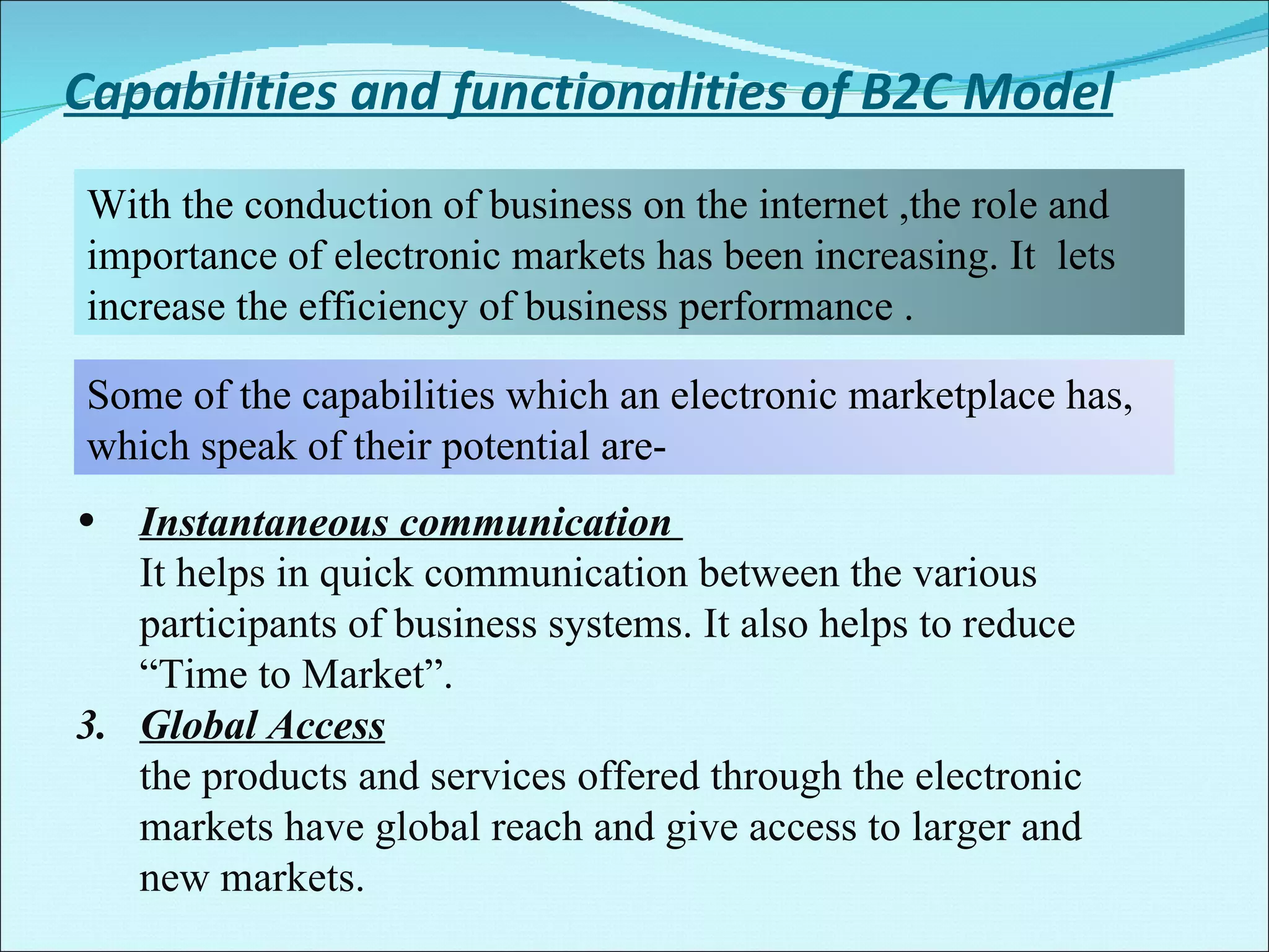 B2C Business models | PPT
