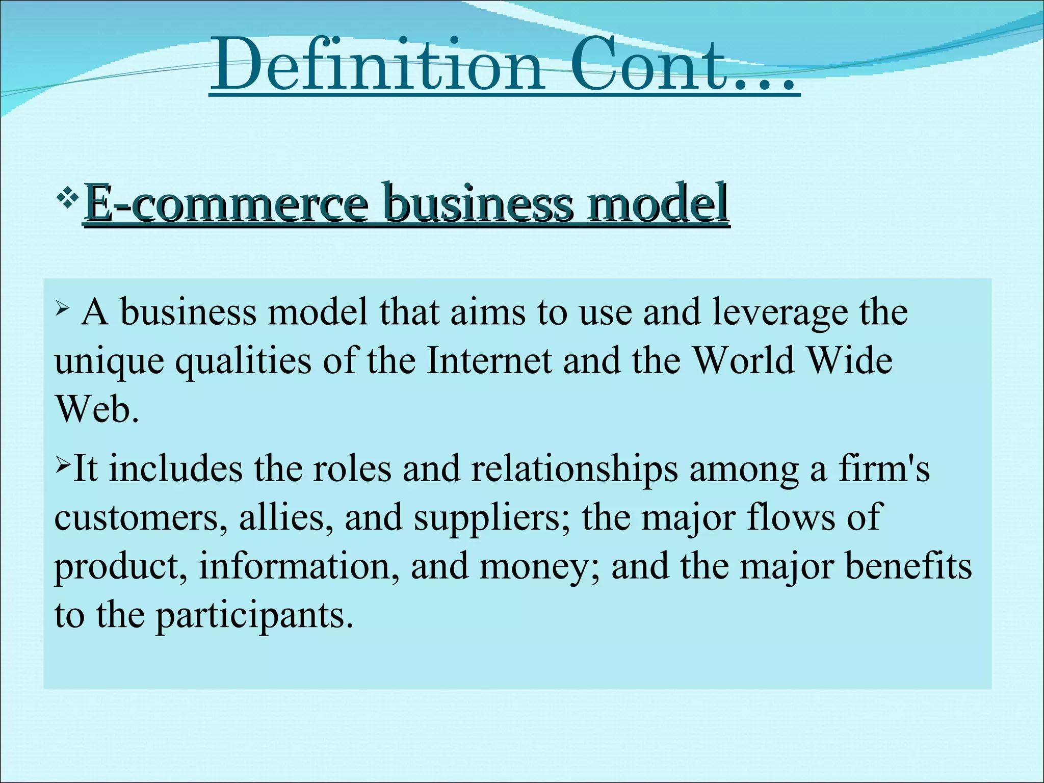 B2C Business models | PPT