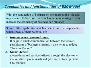 B2C Business models | PPT