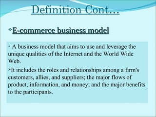 B2C Business models | PPT