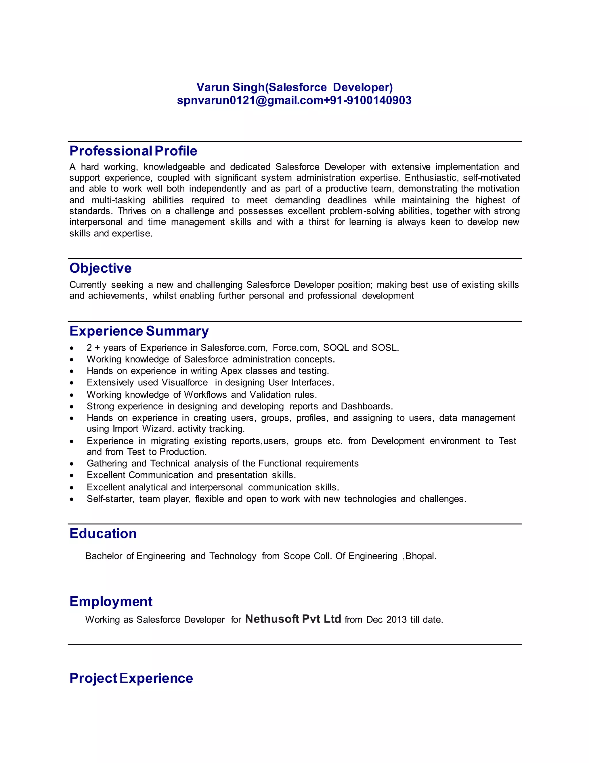 resume_varun_sfdc | PDF