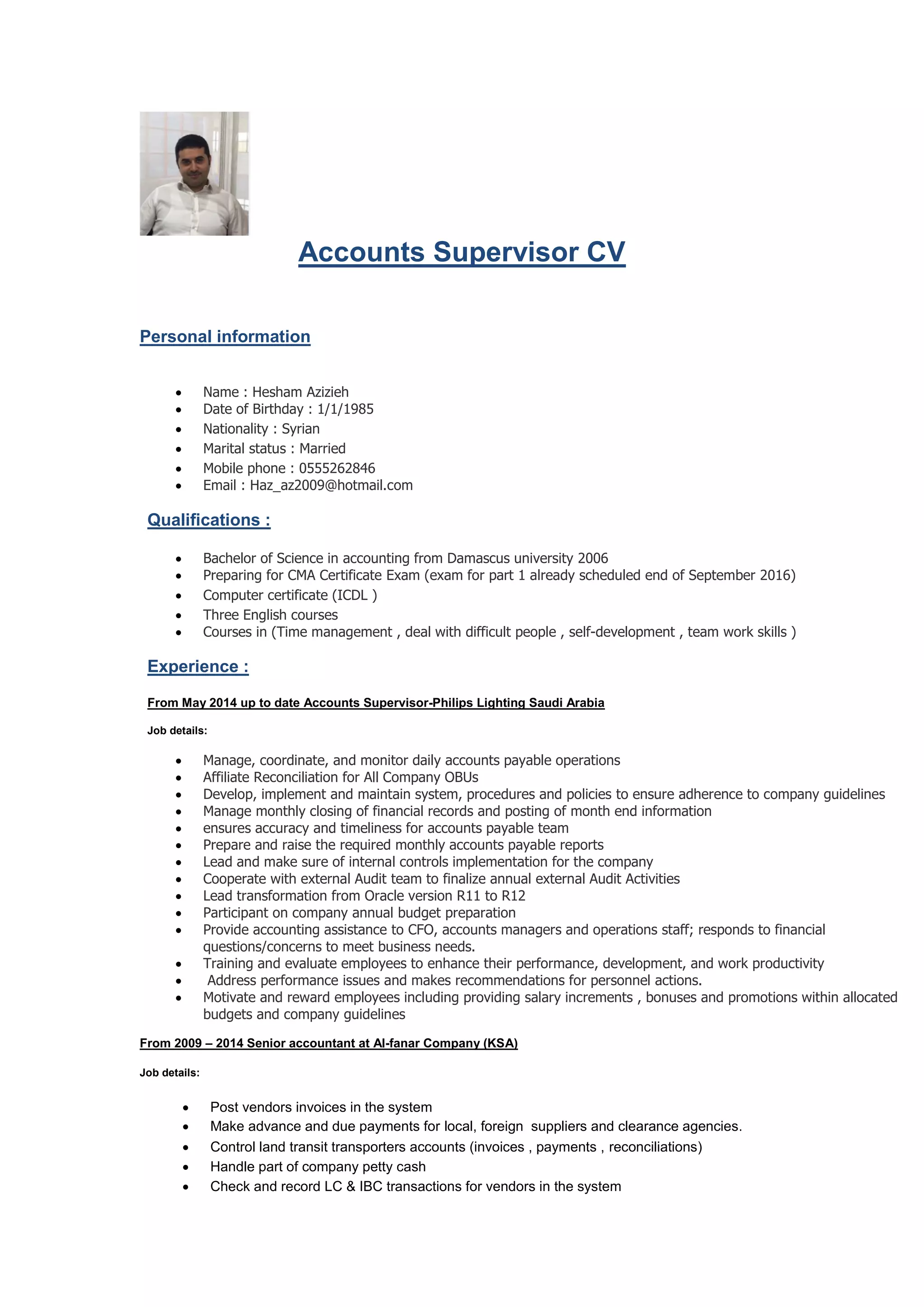 CV - Hesham- | PDF