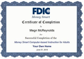 FDIC Your own home cert | PPT